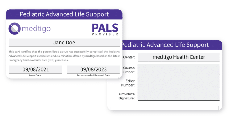 PALS Certification Online | Get your certification online today |Medtigo