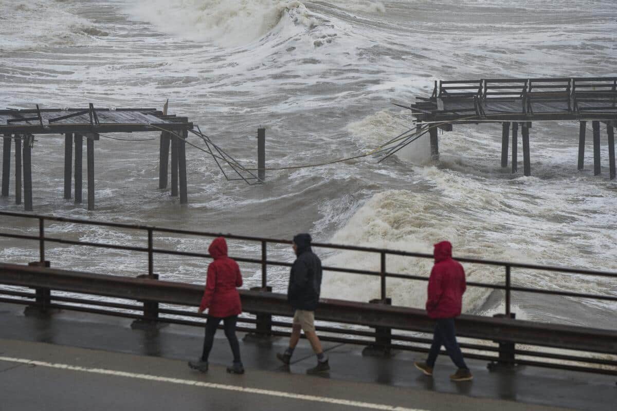 California Coast Battered by Winter Swells & Flooding